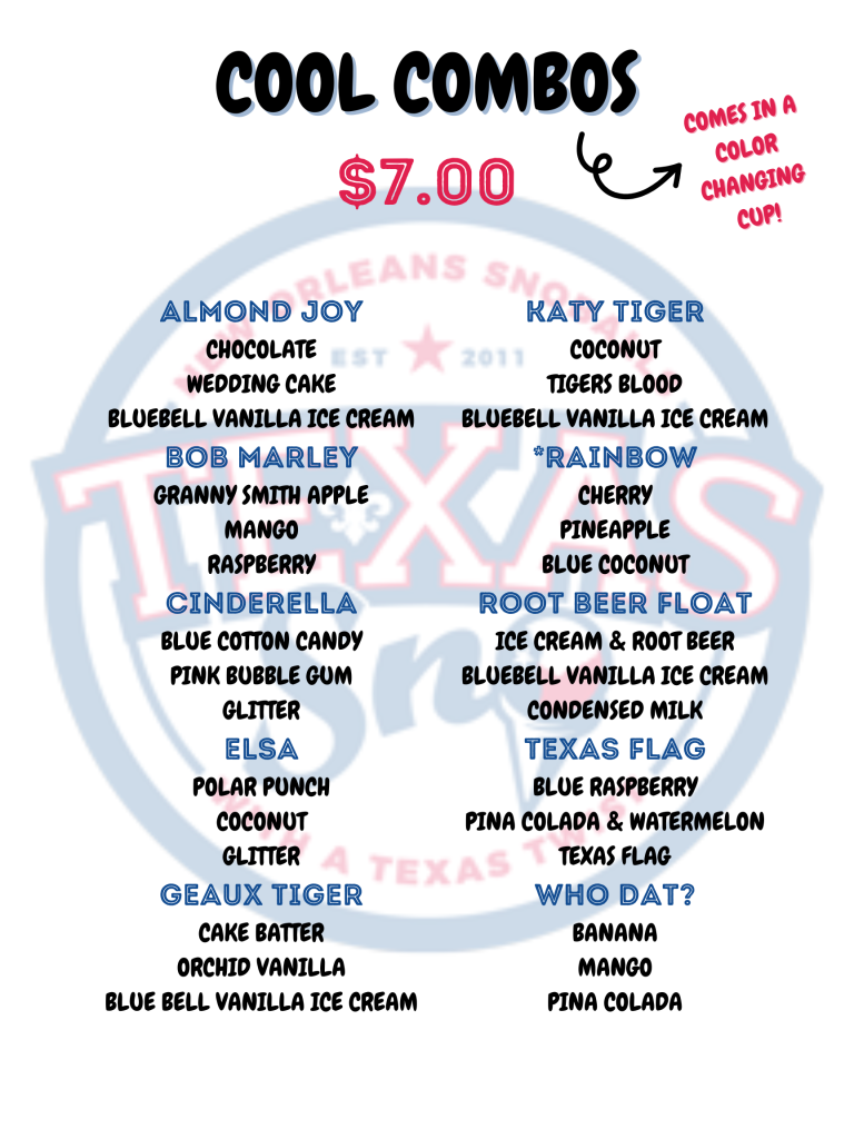 Texas Sno - Taste the Texas Sno Difference!