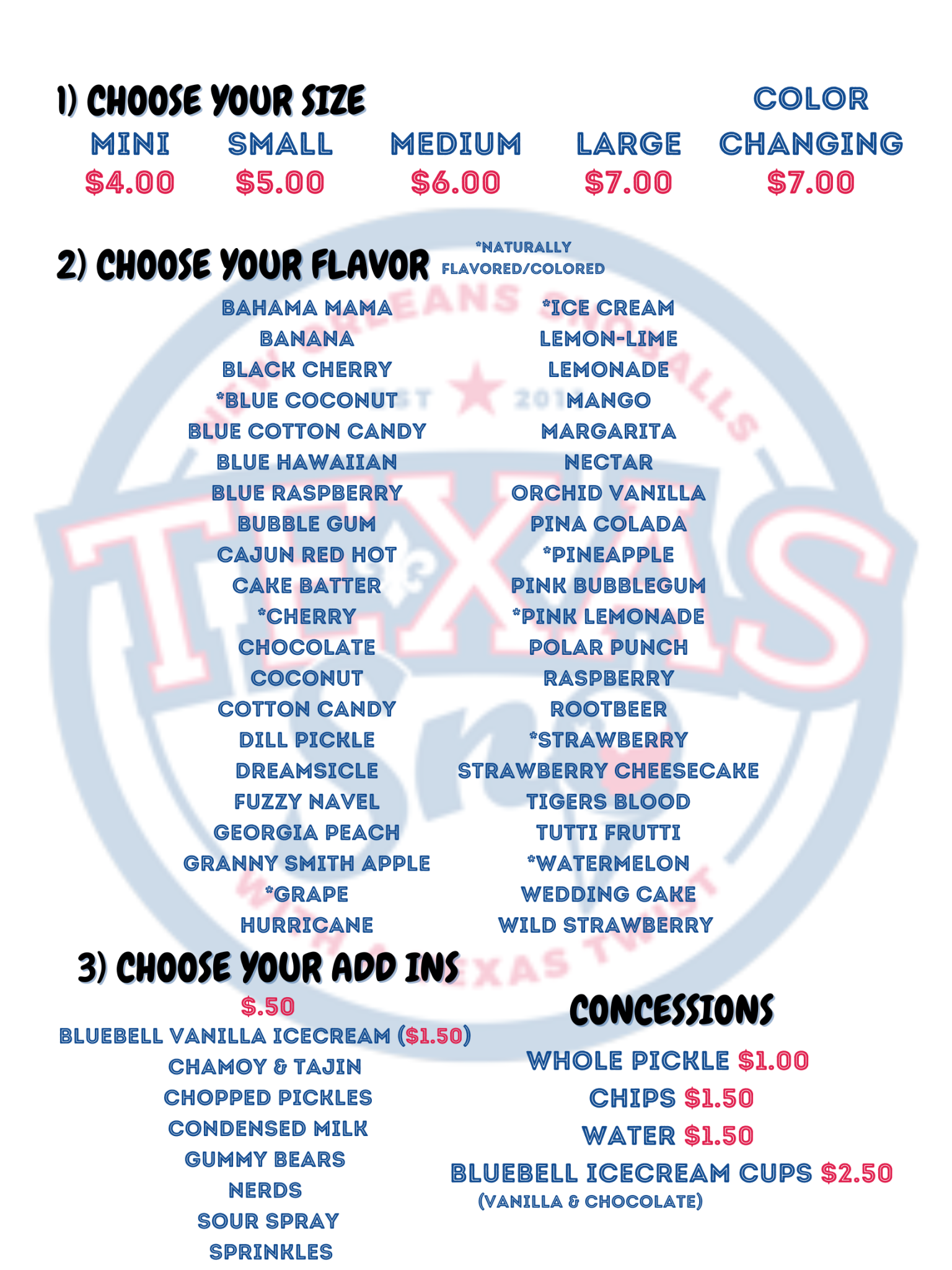 Texas Sno - Taste the Texas Sno Difference!